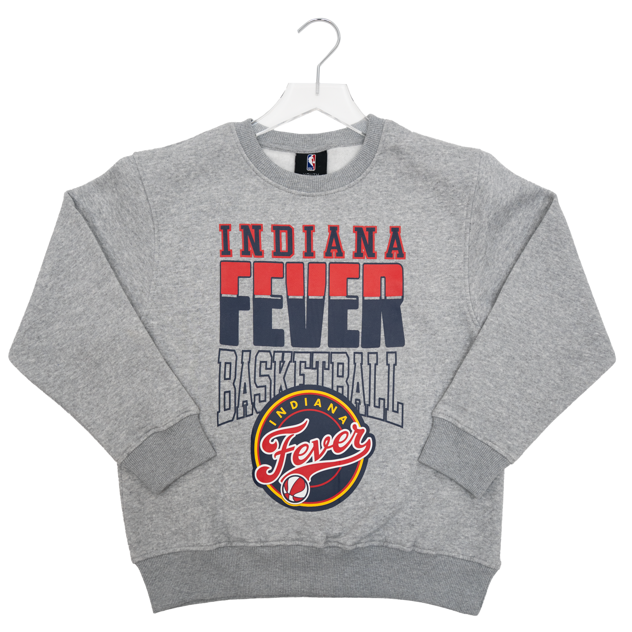 Youth Indiana Fever Full Speed Crewneck Sweatshirt in Grey by Outerstu ...